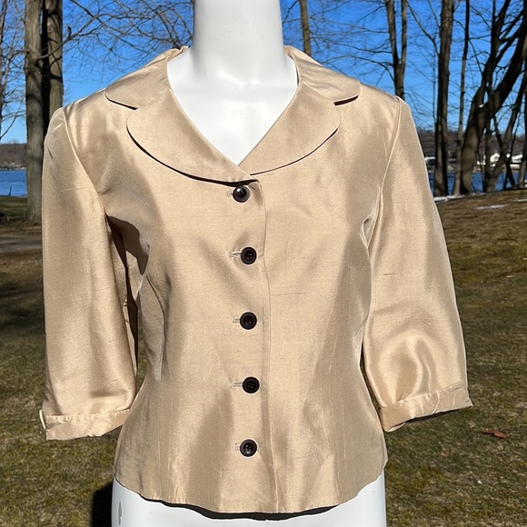 Talbots | Jackets & Coats | Talbots Puresilk Adorable Jacket 4 | Poshmark
